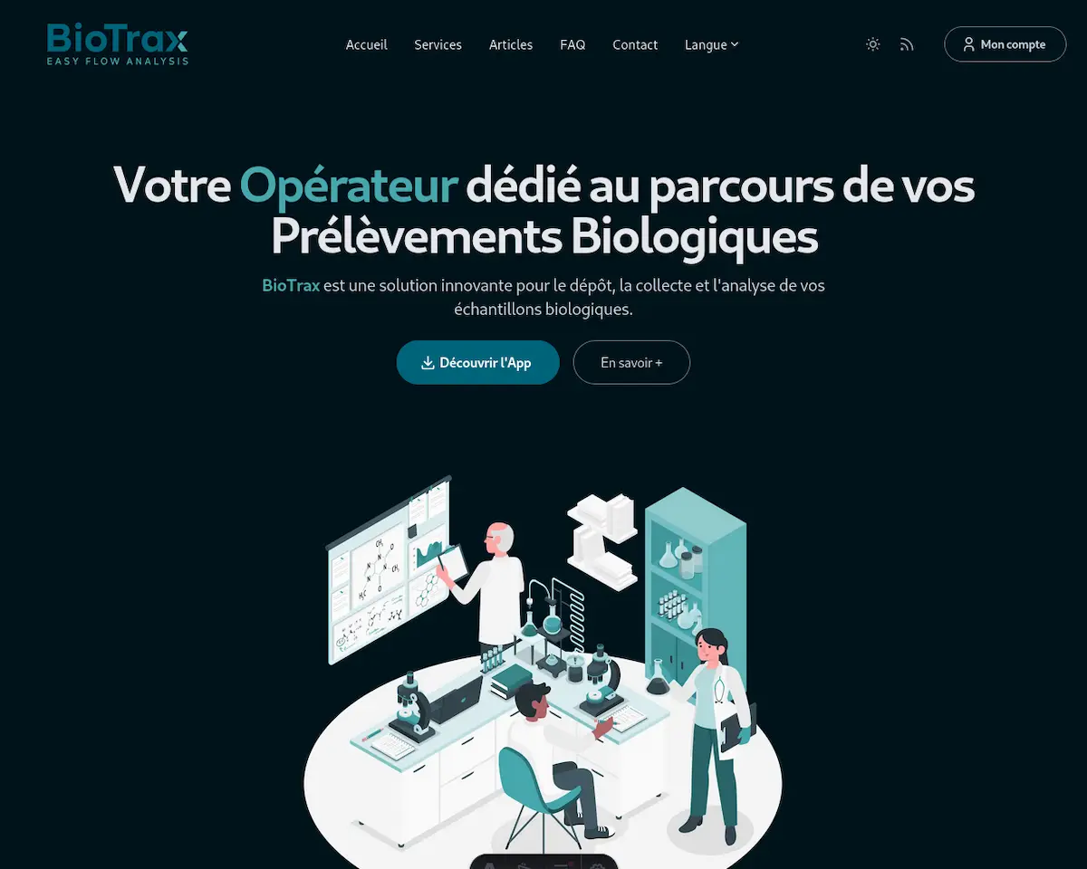 Accueil — BioTrax